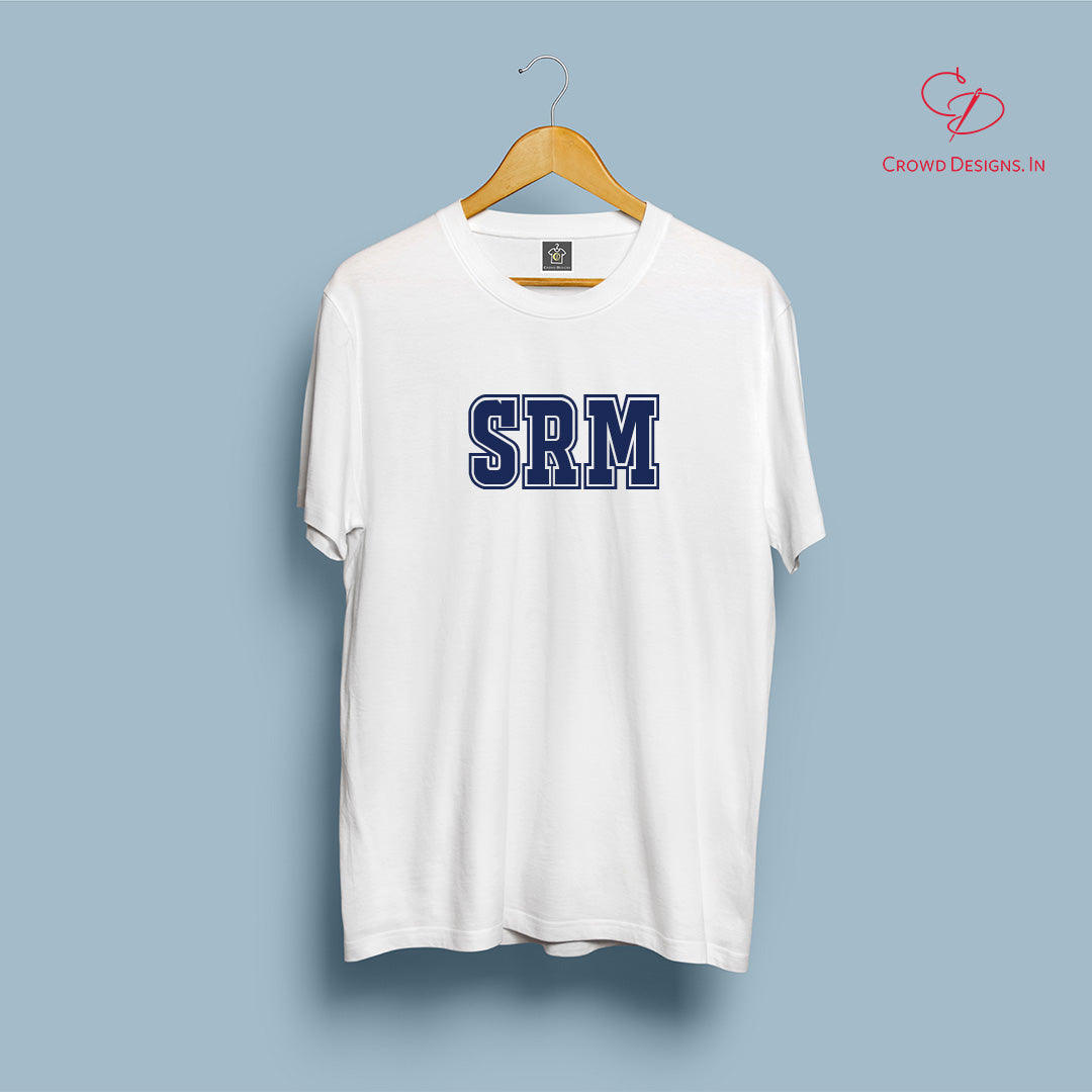 SRM White tee – Crowd Designs