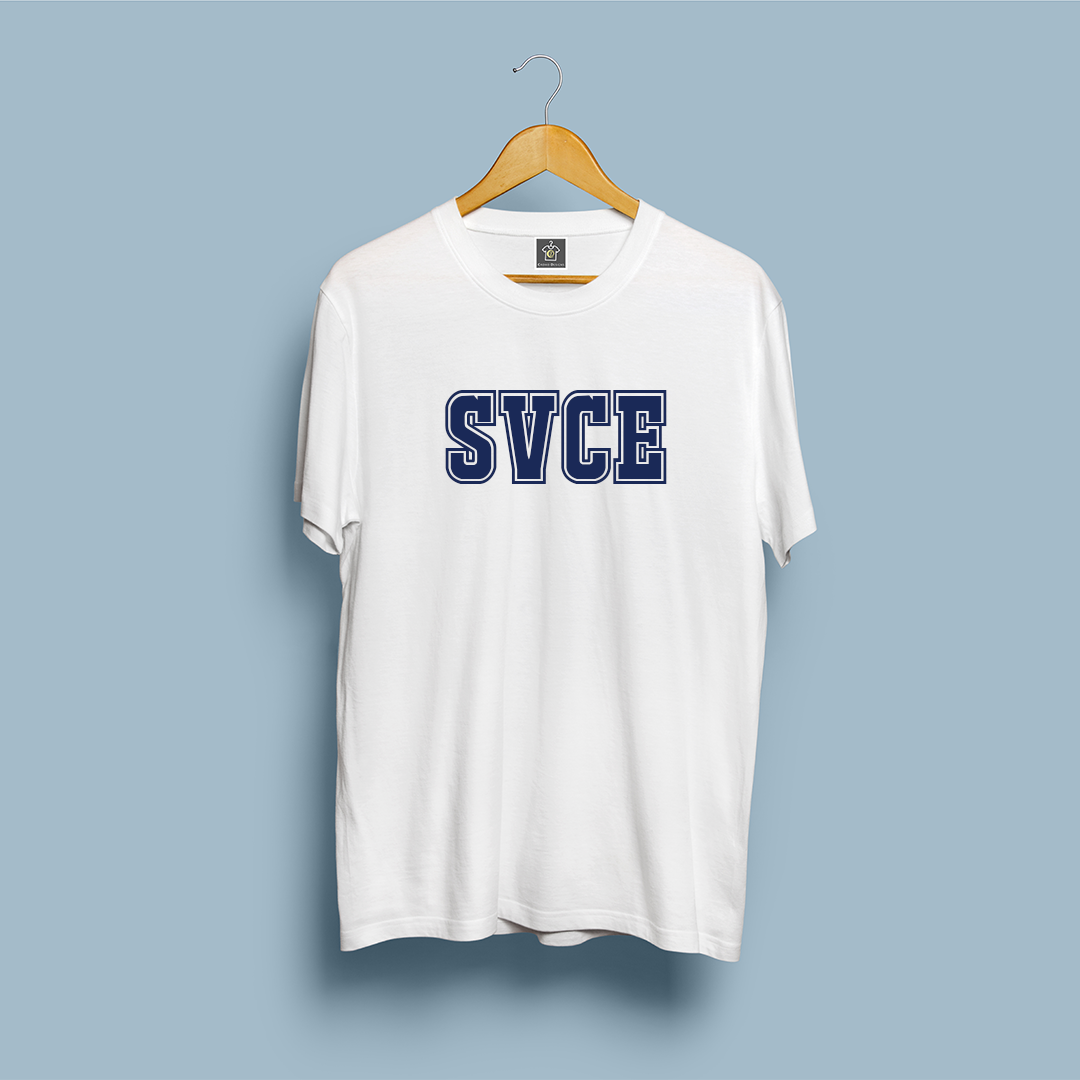 SVCE White TEE – Crowd Designs
